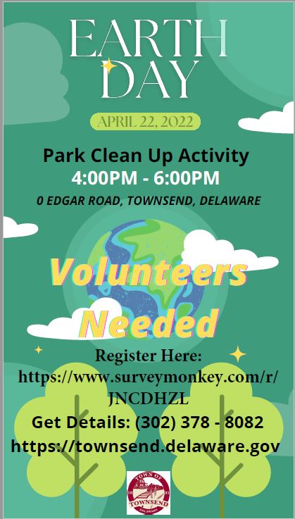 Earth Day Park Cleanup Event, Hosted by the Town of Townsend - Town of ...
