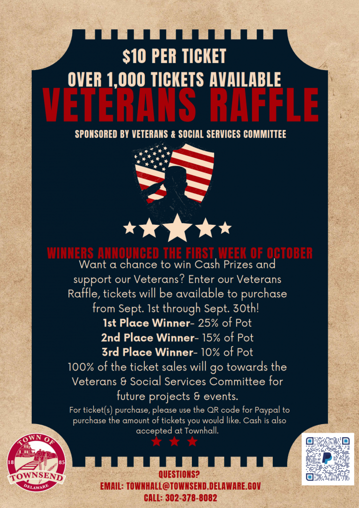 REMINDER: TICKET SALES CLOSING SOON- Townsend Veterans Raffle - Town of ...